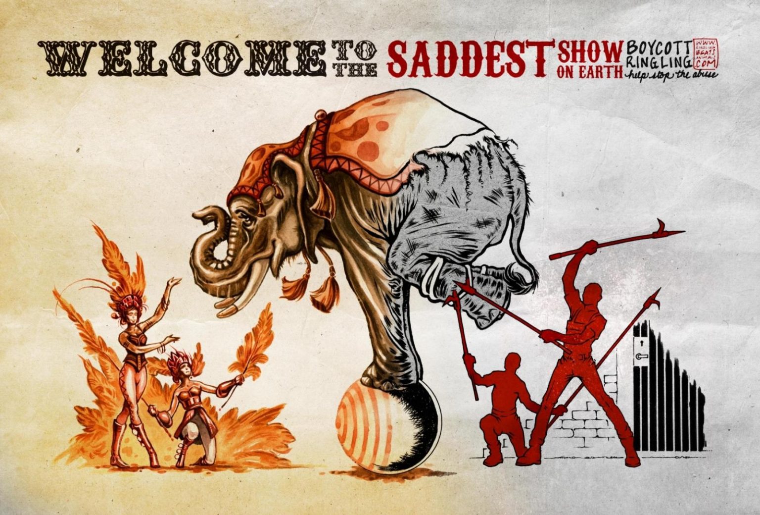 Circus Animal Cruelty: Ads/Statistics + How You Can Help!