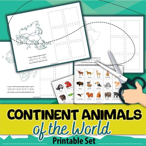 Animals Of The World Activity For Kids {Free Download}